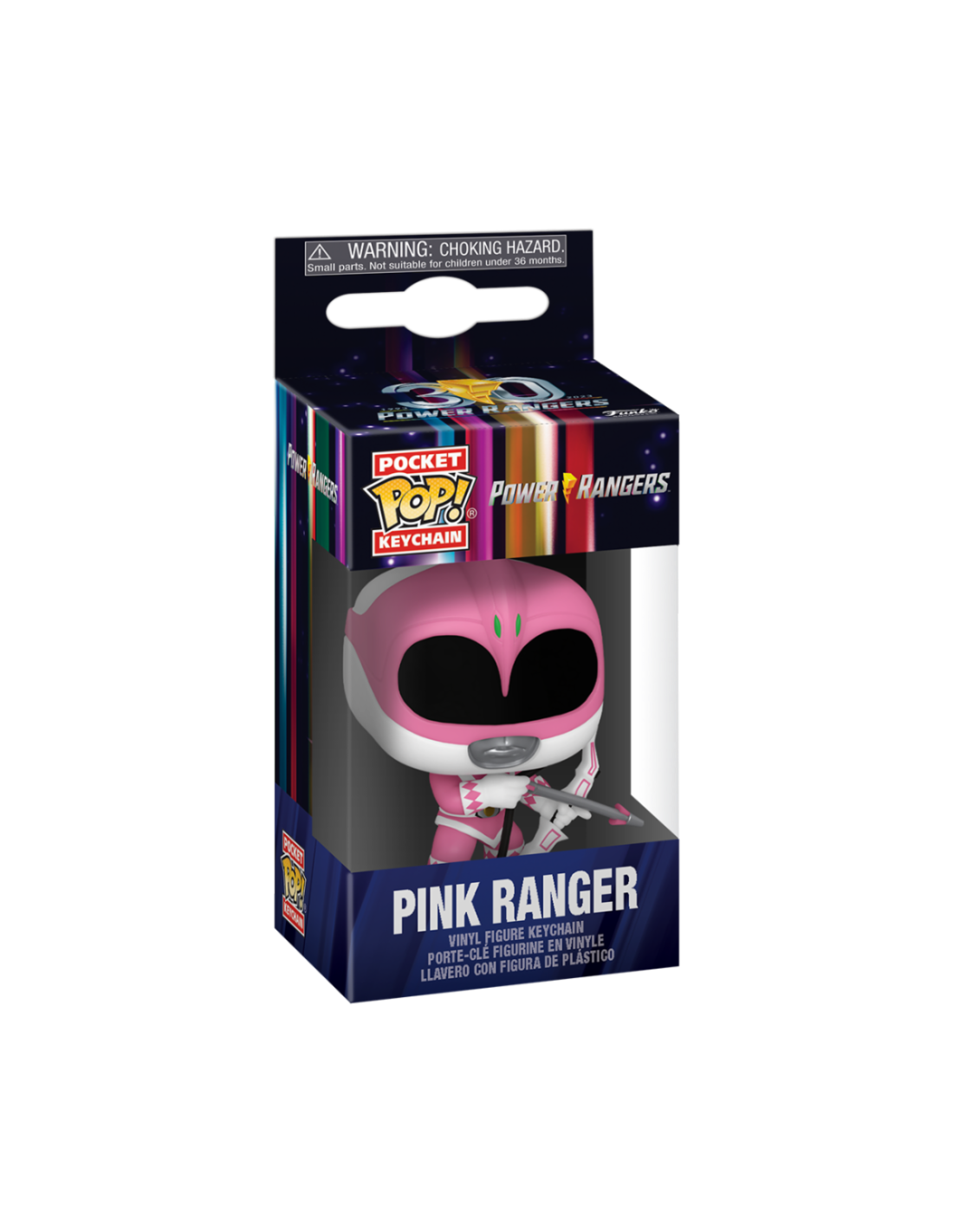 Figura Funko POP! Keychain Mighty Morphin Power Rangers 30th - Pink Ranger